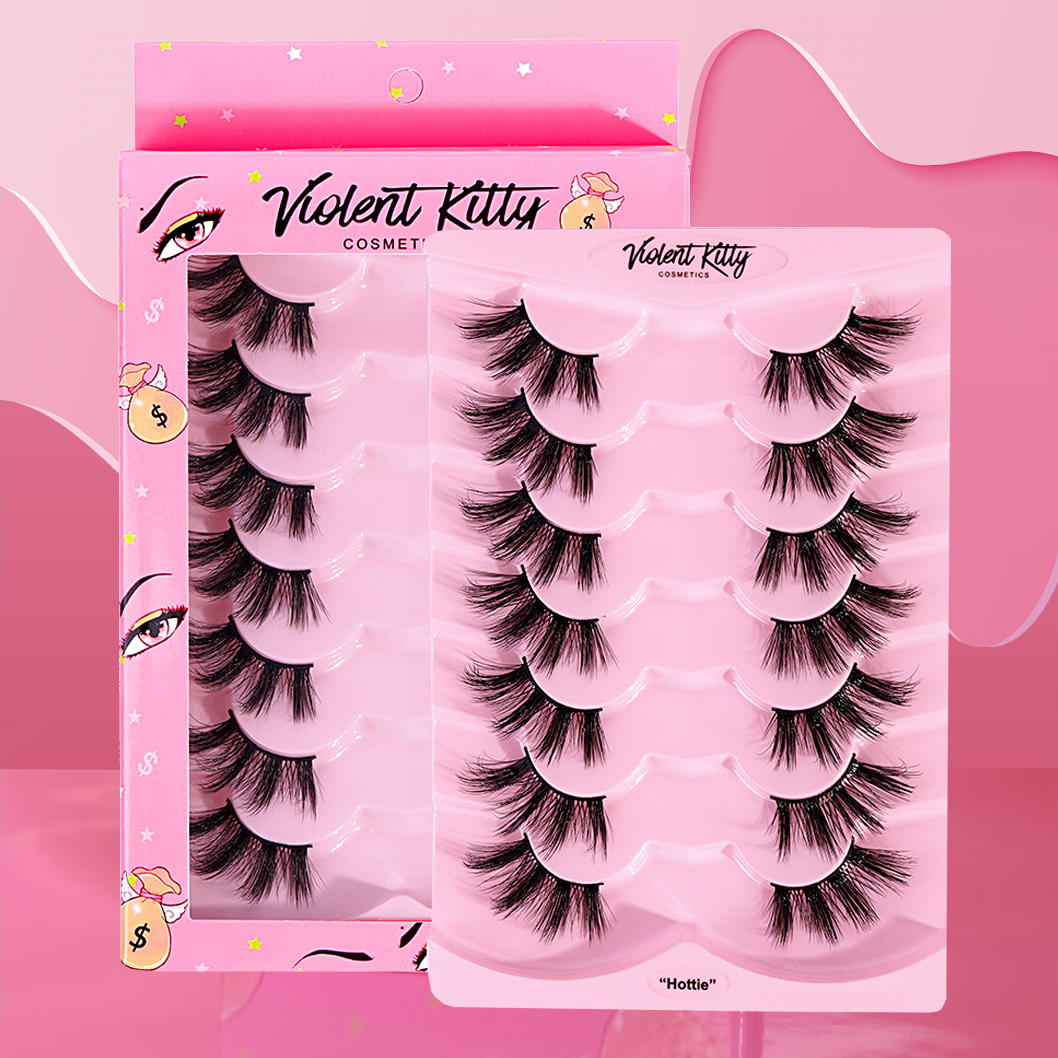 "HOTTIE" Doll Eye Half Lash – Violent Kitty Cosmetics