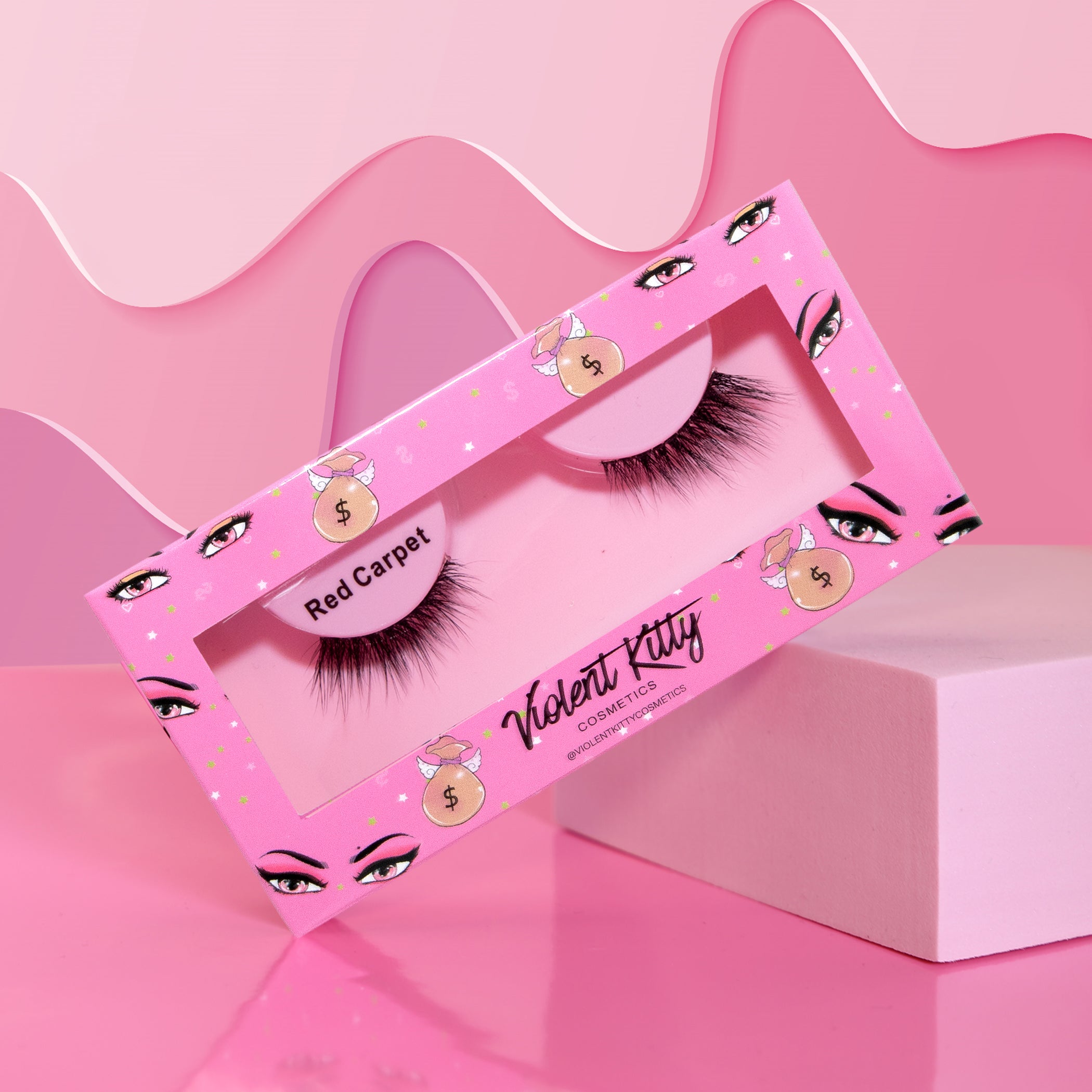 "RED CARPET" SHORT CORNER LASH – Violent Kitty Cosmetics