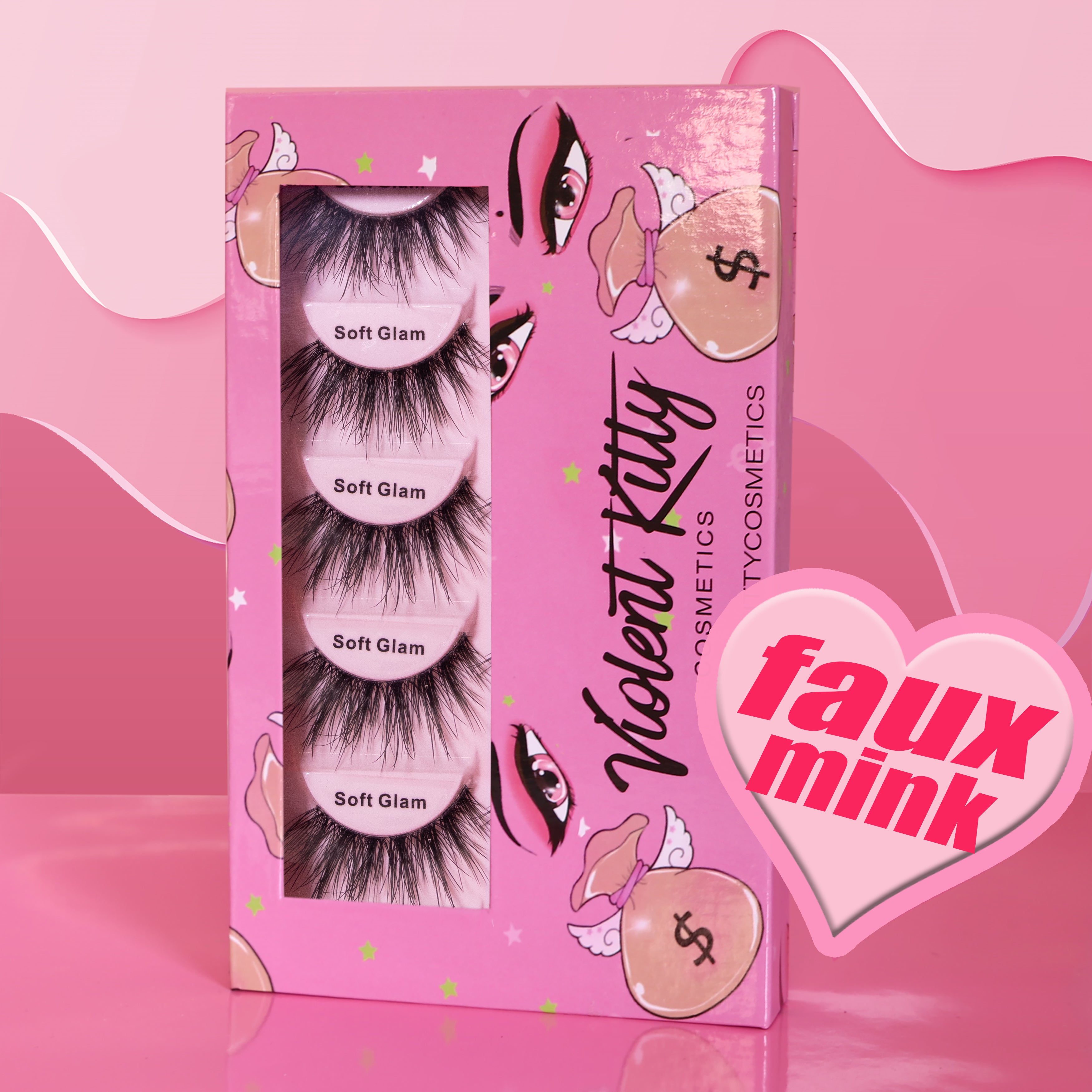 "SOFT GLAM" Flexible Soft Band Lash – Violent Kitty Cosmetics